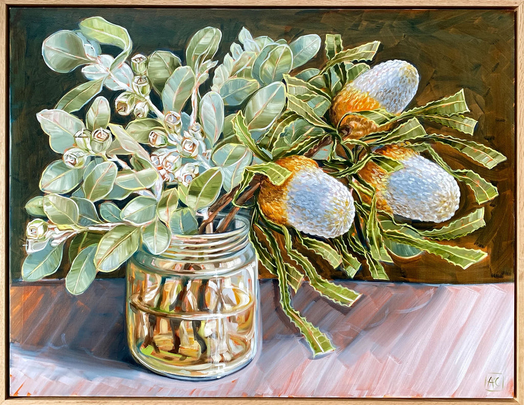 Flicker of the Bush Spirits - Trinity | Australiana Still Life Artwork ...