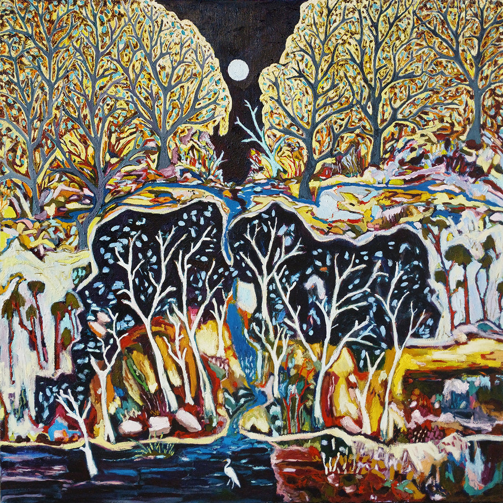 Held by the Night | Landscape Art by Bree Morrison – Art to Art